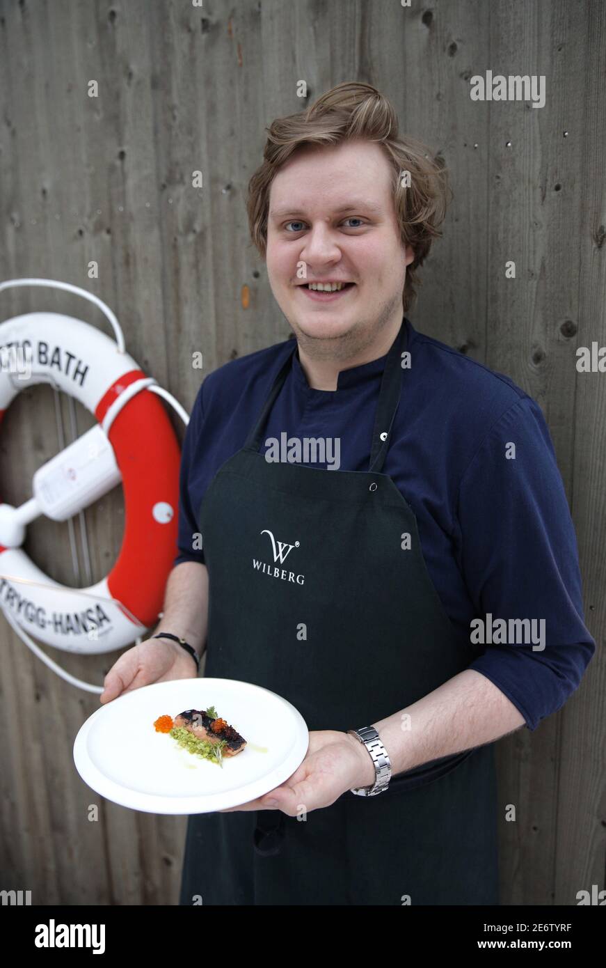 Chef presenting dish hi-res stock photography and images - Alamy