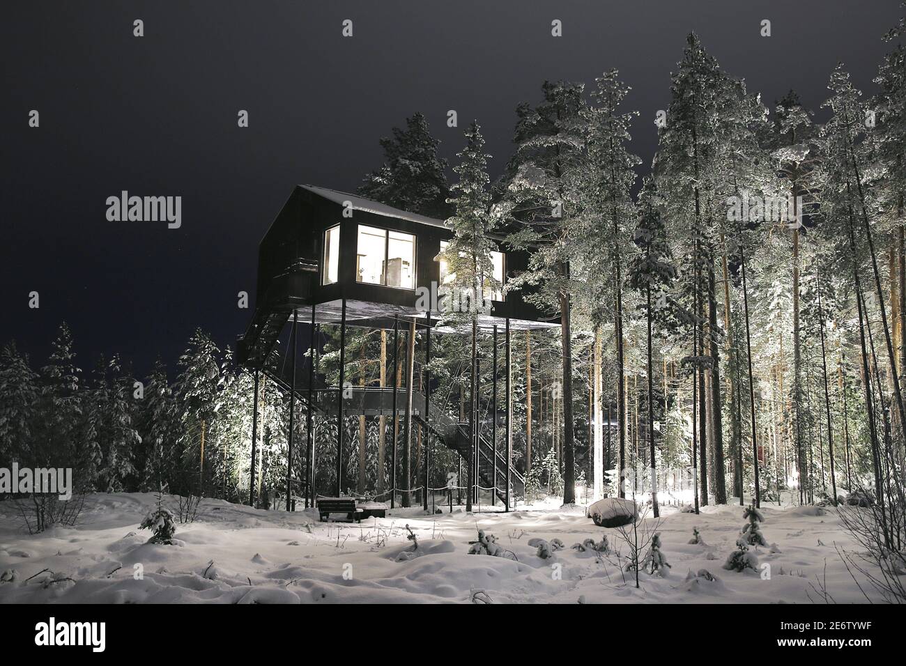 Sweden, Lapland, Norrbotten County, Harads, 7th Room, one of the design ...