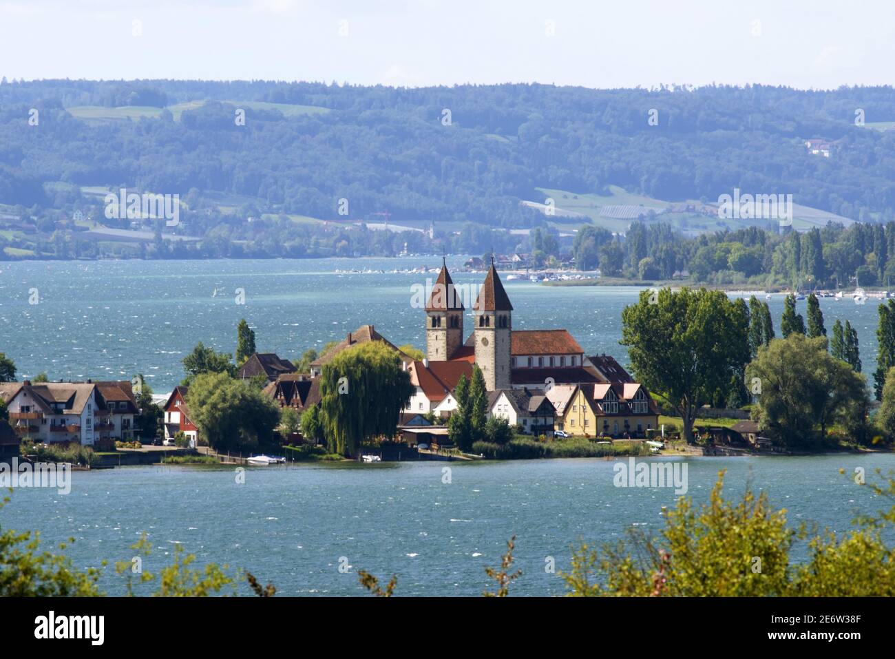 Germany, Baden Wurttemberg, Lake Constance (Bodensee), Monastic Island ...