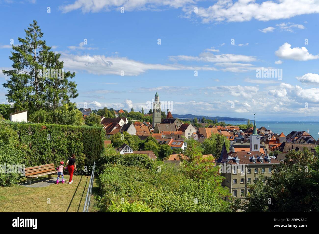 Germany, Baden Wurttemberg, Lake Constance (Bodensee), Uberlingen, Old ...