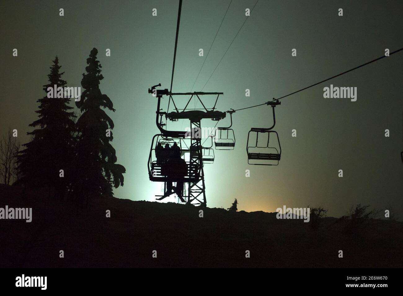 Morgins resort skiing hi-res stock photography and images - Alamy