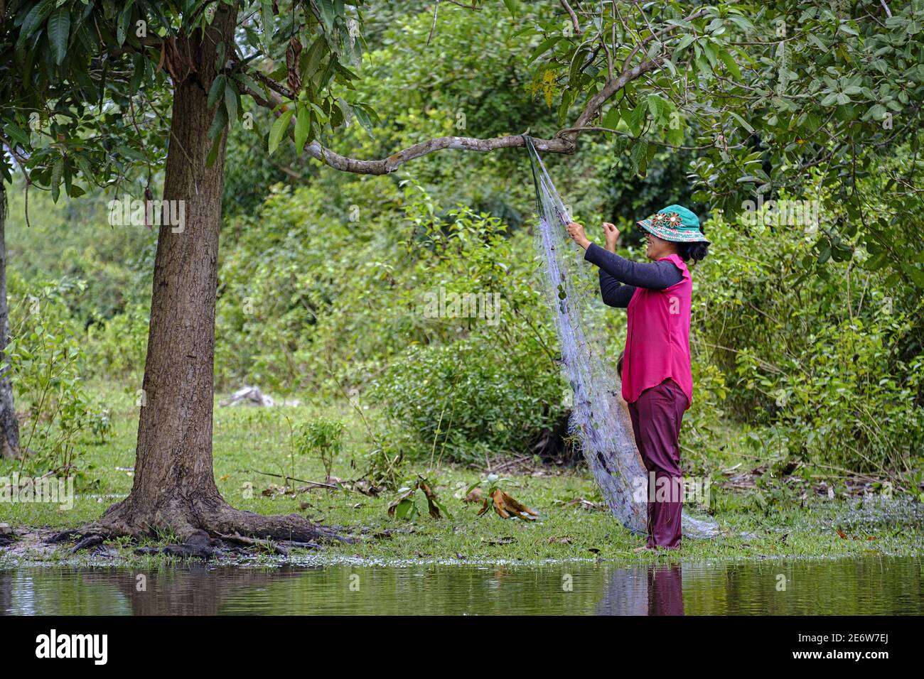 Cambodia, Kompong Thom province, Kompong Thom or Kampong Thom Stock Photo - Alamy