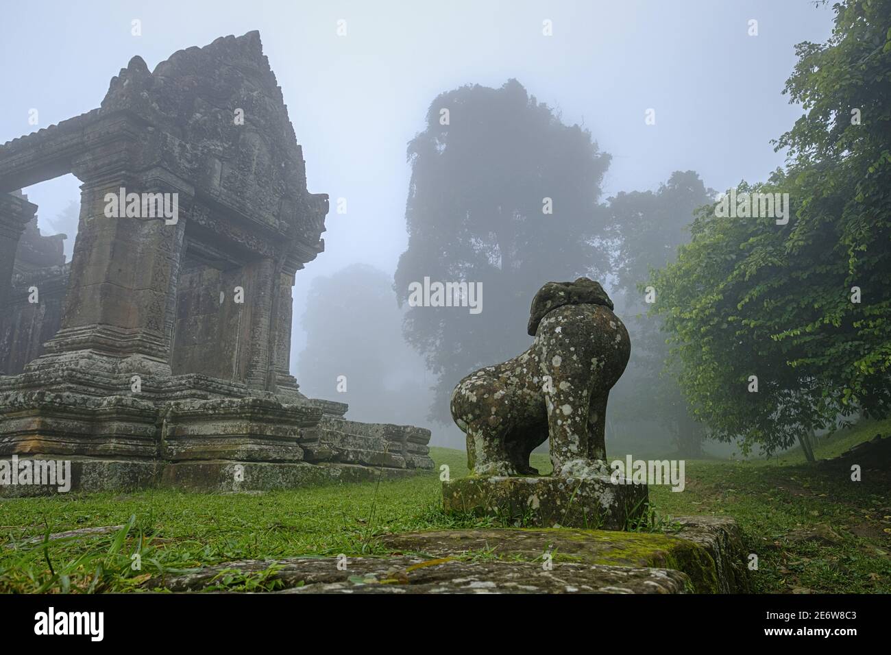 Cambodia, Preah Vihear province, Preah Vihear temple, on the world ...