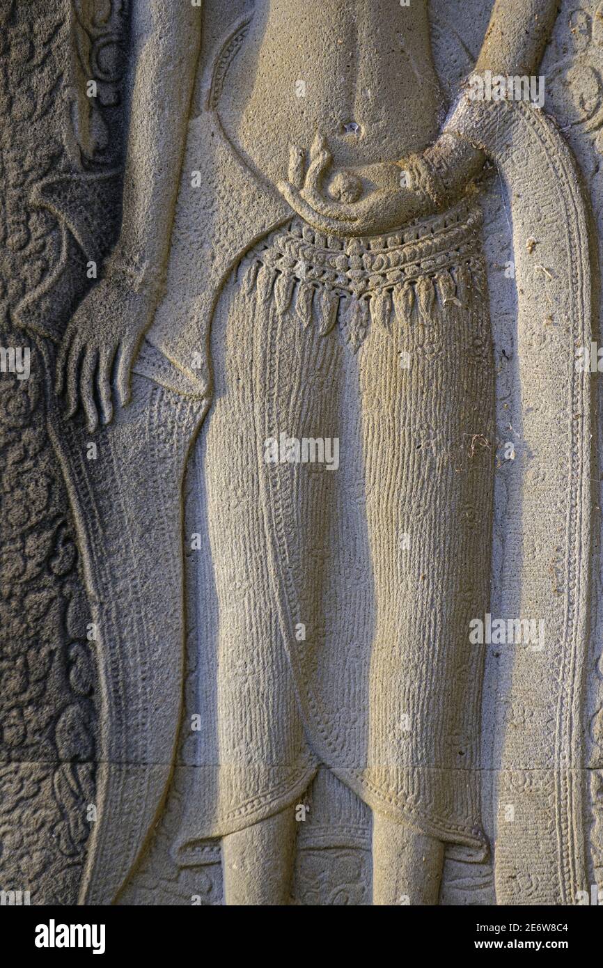 Suryavarman ii relief hi-res stock photography and images - Alamy