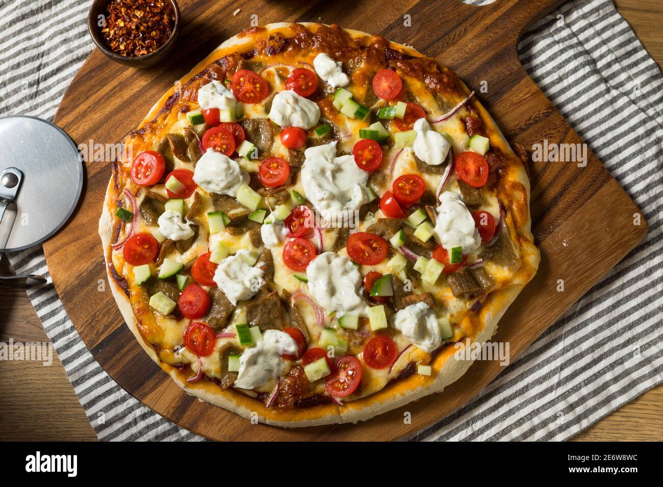 Pizza gyro hi-res stock photography and images - Alamy