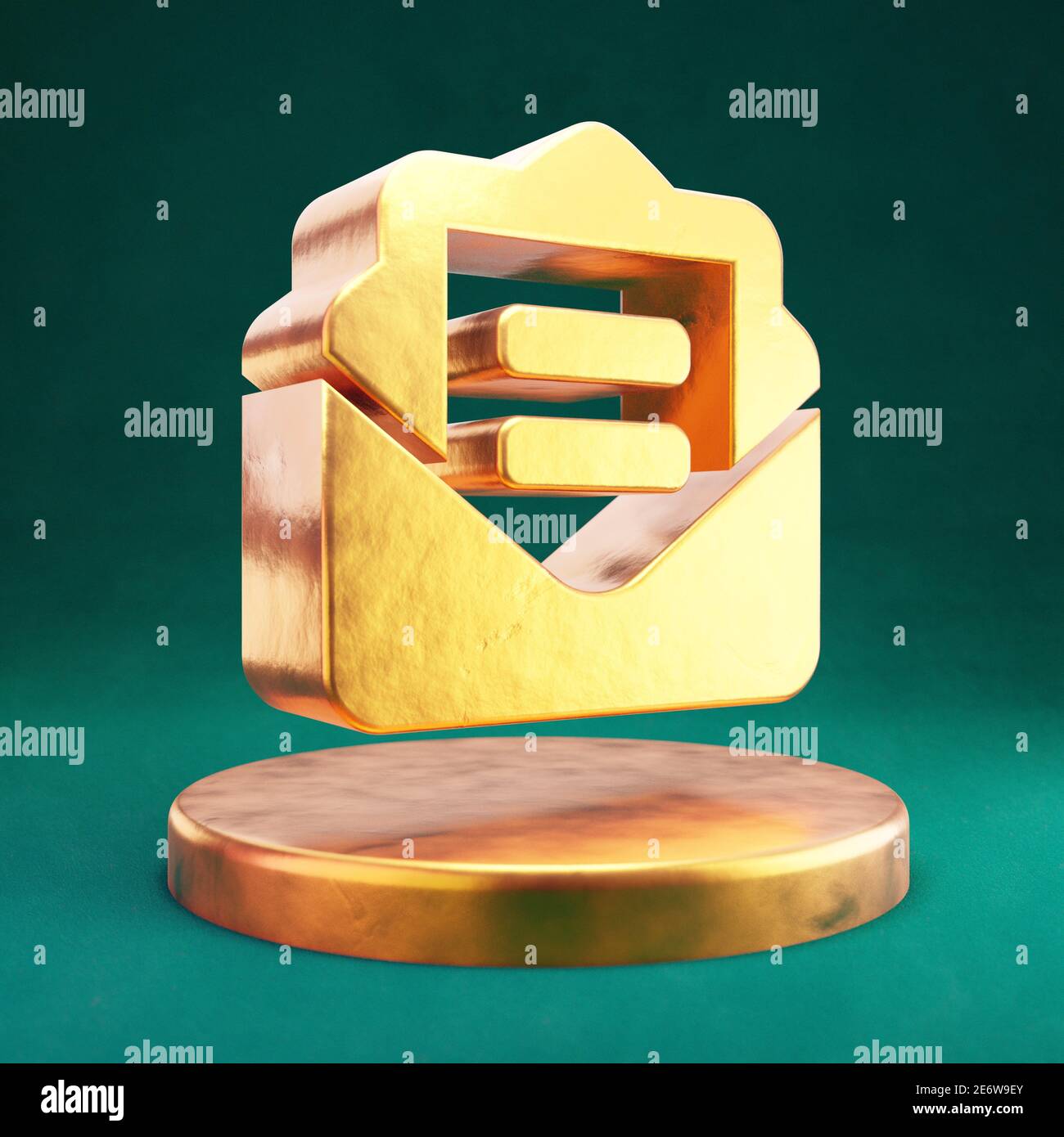 Envelope Open Text icon. Fortuna Gold Envelope Open Text symbol on ... Envelope Open Text icon. Fortuna Gold Envelope Open Text symbol on ...