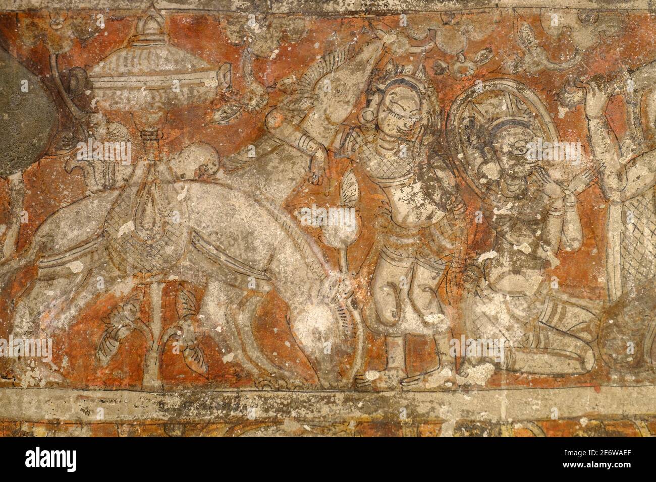 Myanmar (Burma), Mandalay, old city of Sagaing, on the banks of theThan ...