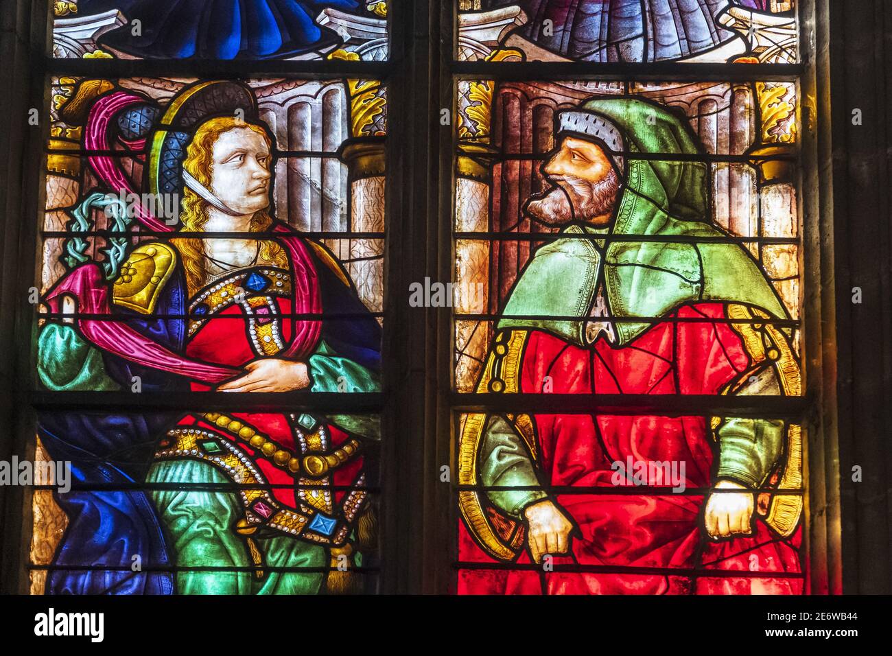 16th century stained glass windows hi-res stock photography and images ...