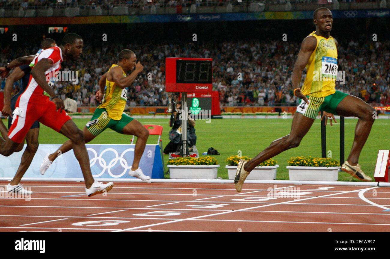 Olympics Running Finish Line High Resolution Stock Photography and ...