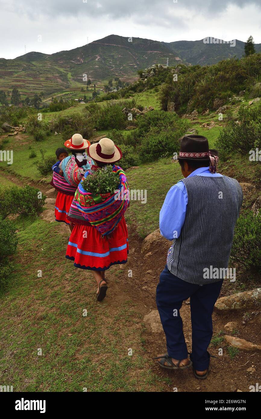 Peru, Community of Misminay Stock Photo - Alamy