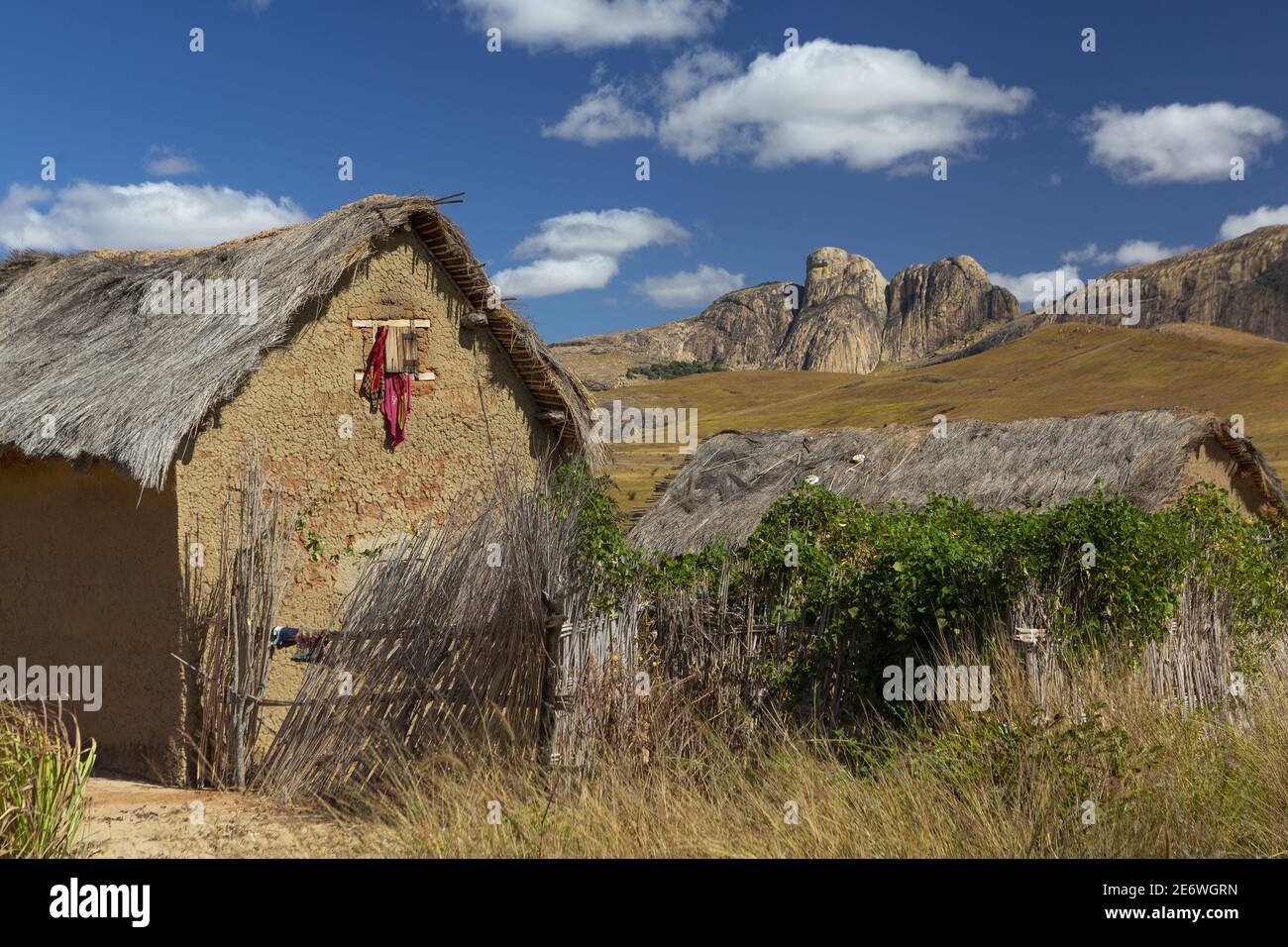 Typical house madagascar africa hi-res stock photography and images - Alamy