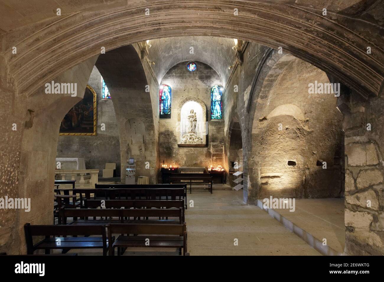 France, Bouches du Rh?ne, Alpilles regional natural park, Les Baux de ...