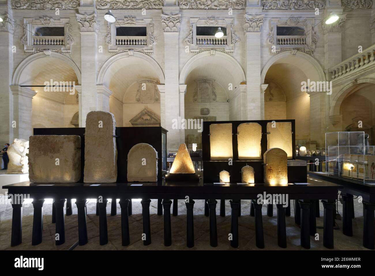 France, Vaucluse, Avignon, Lapidary Museum housed in a former chapel of ...