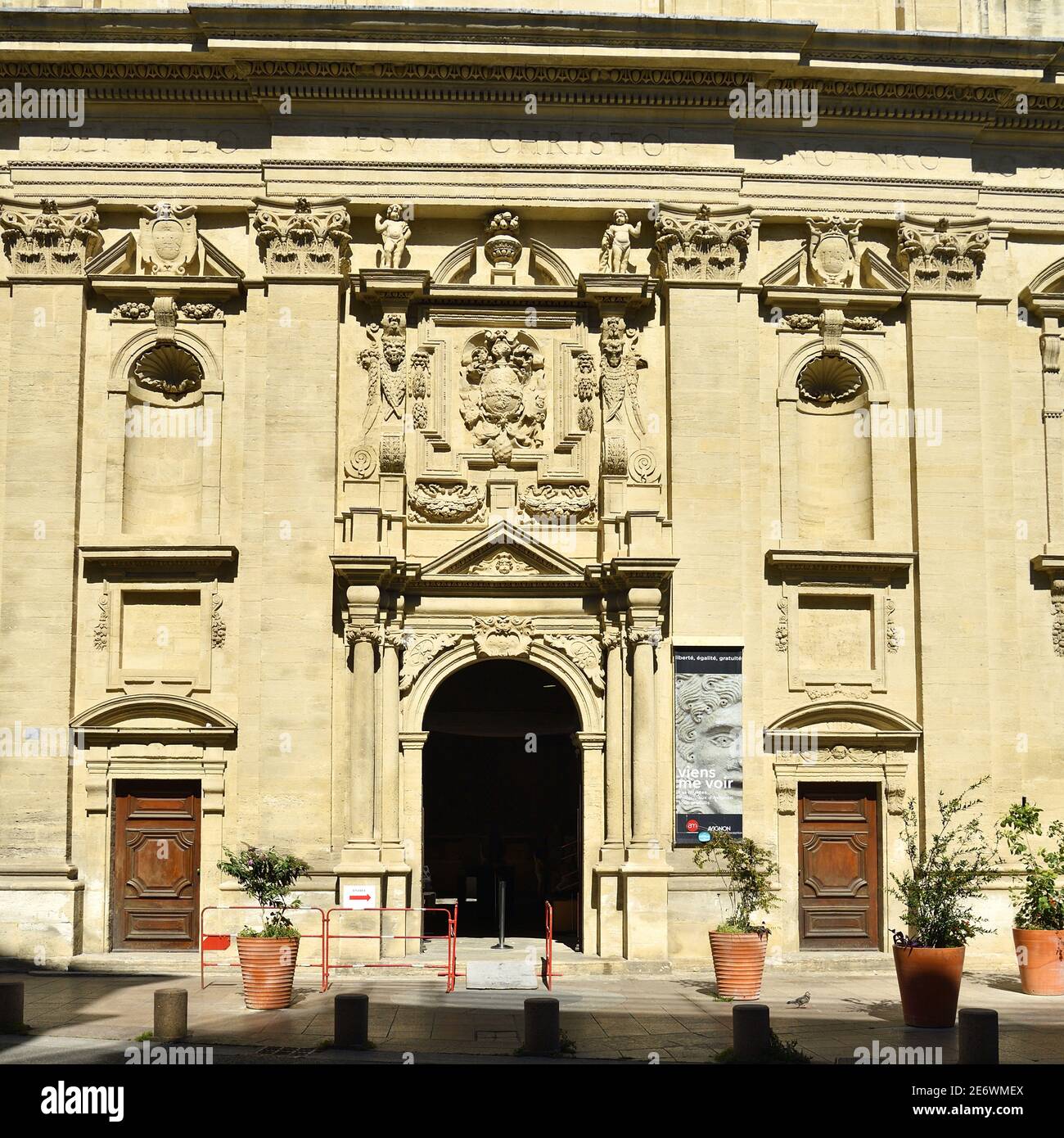 France, Vaucluse, Avignon, Lapidary Museum housed in a former chapel of ...