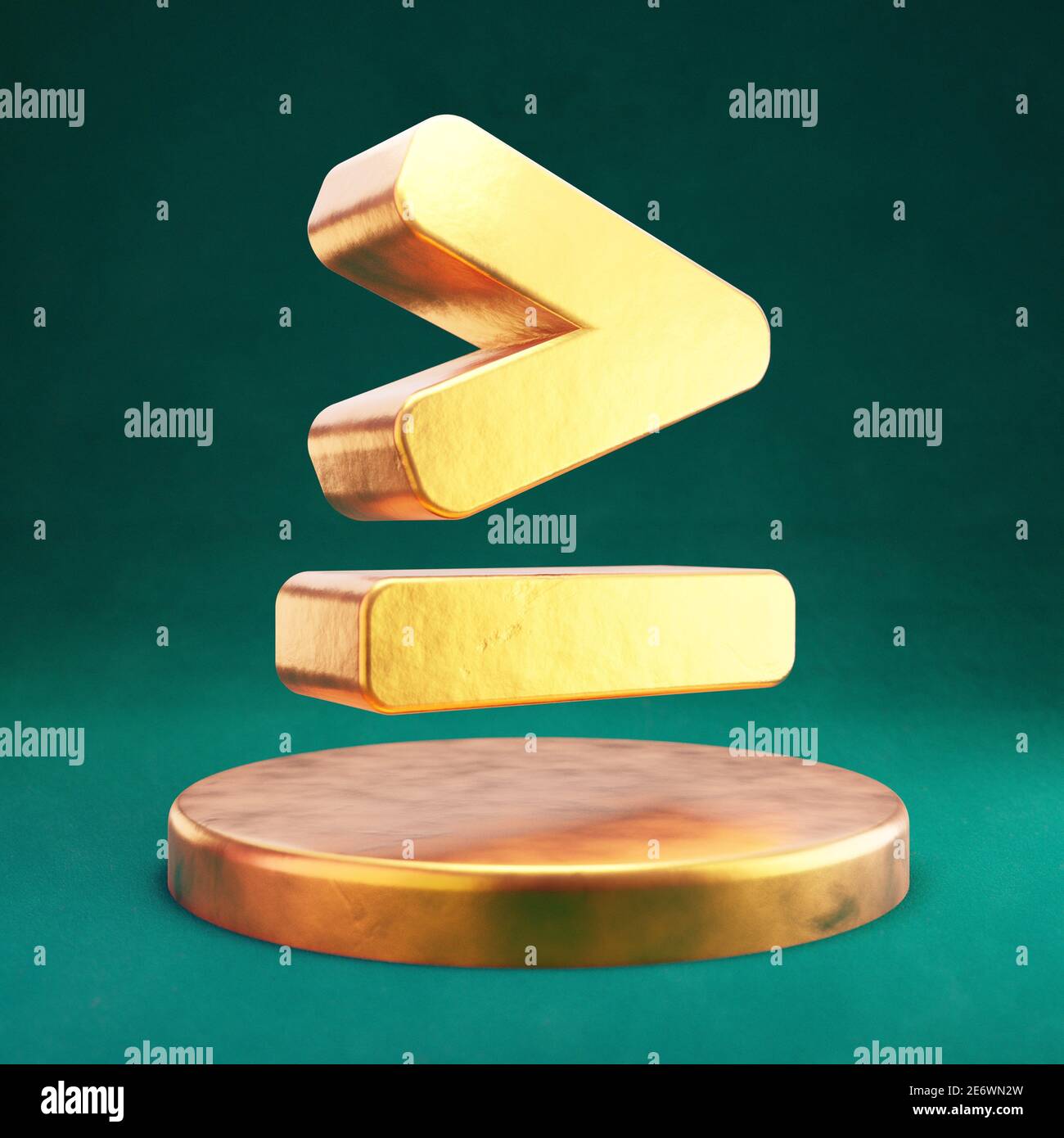 Greater Than or Equal icon. Fortuna Gold Greater Than or Equal symbol ...