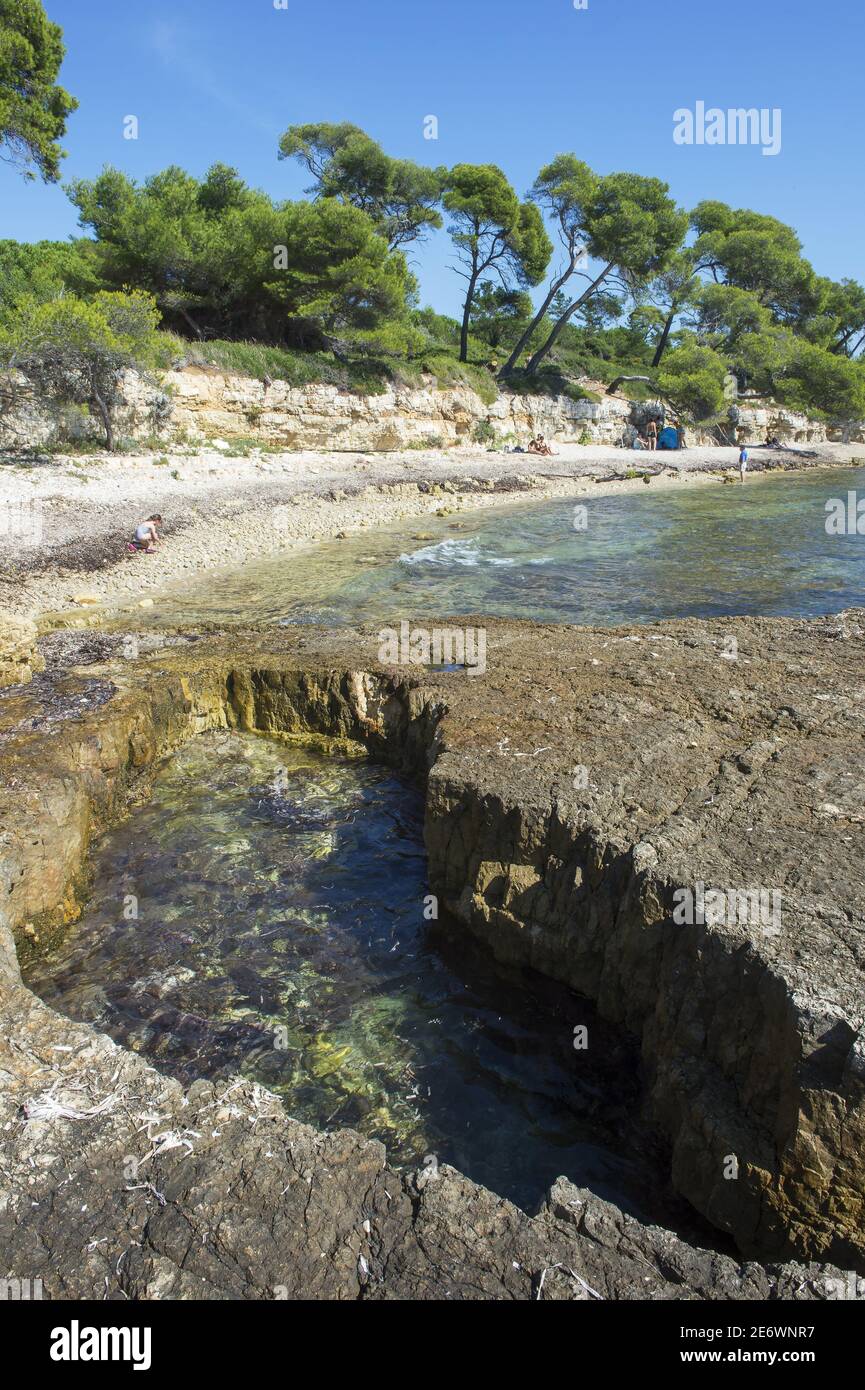 France, Alpes Maritimes, Cannes, Lerins Islands, Saint Margaret Island ...