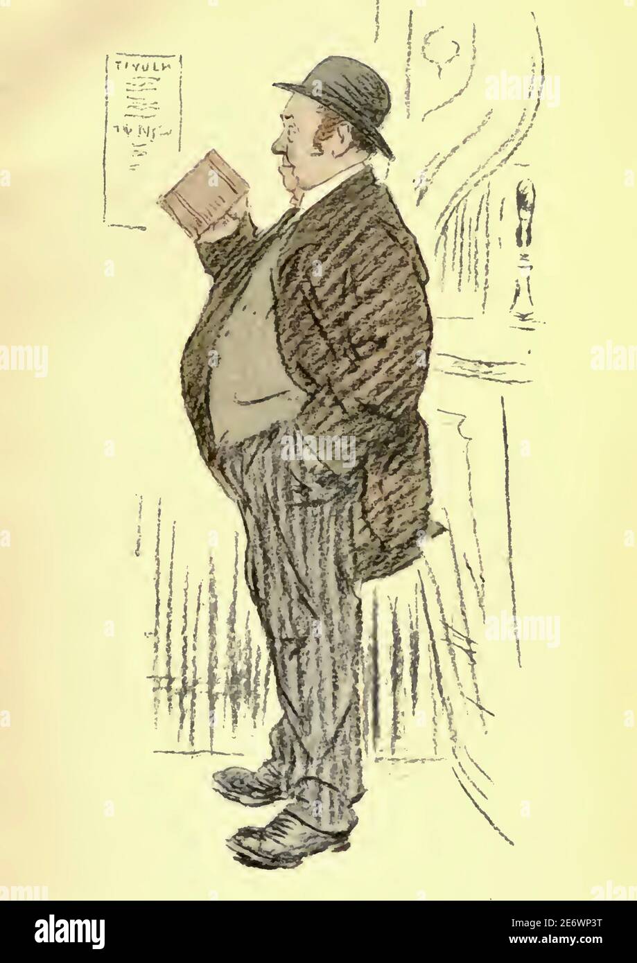 Vintage George Belcher illustration entitled Mr O'Shaughnessy Stock ...