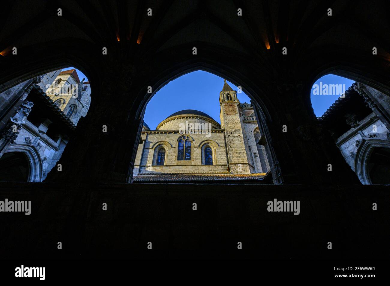 France, Lot, Quercy, Cahors, the cathedral Saint-Etienne, dated 12 th ...