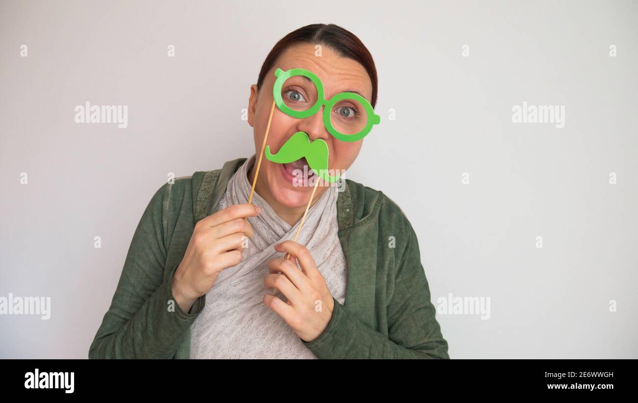 Fake glasses accessories hi-res stock photography and images - Alamy