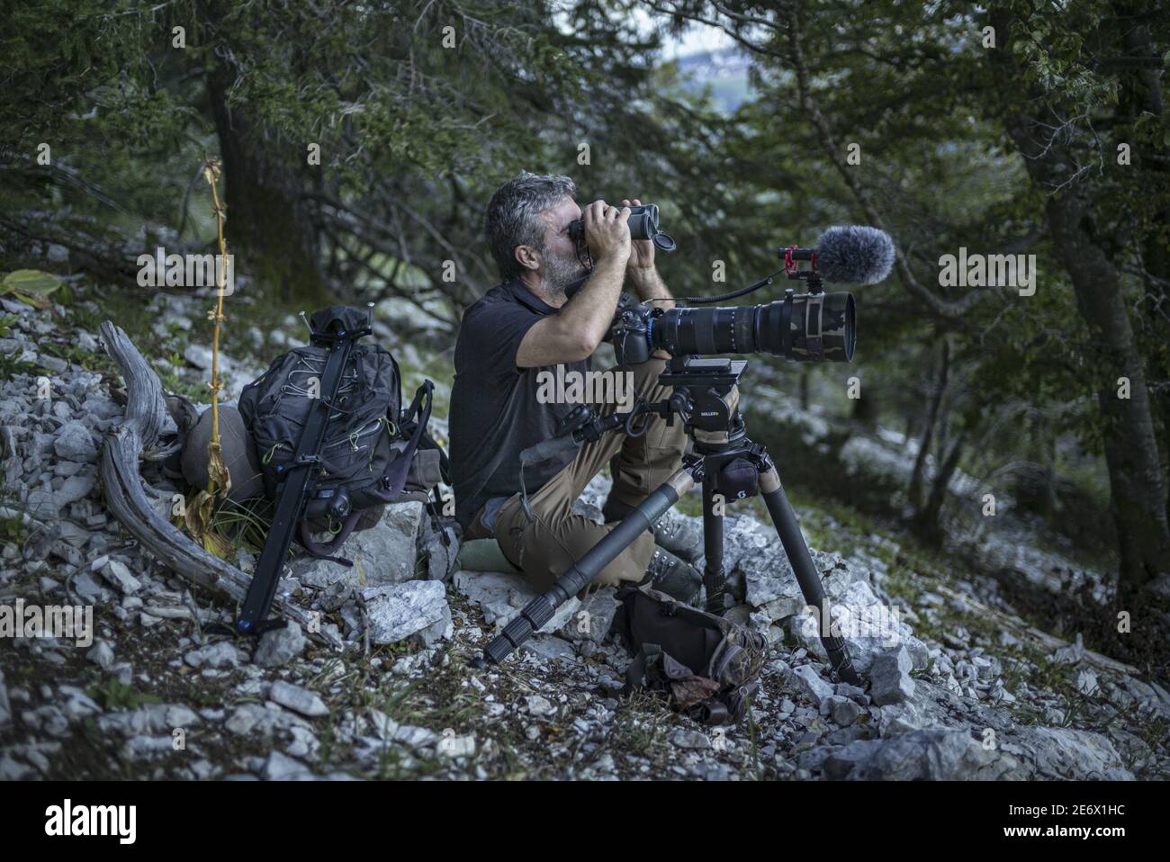 Switzerland, Canton of Neuchatel, Gorgier, Jura mountains, Laurent ...