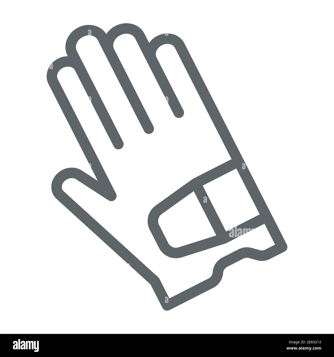 Glove line icon, golf concept, sport gloves sign on white background ... Glove line icon, golf concept, sport gloves sign on white background ...