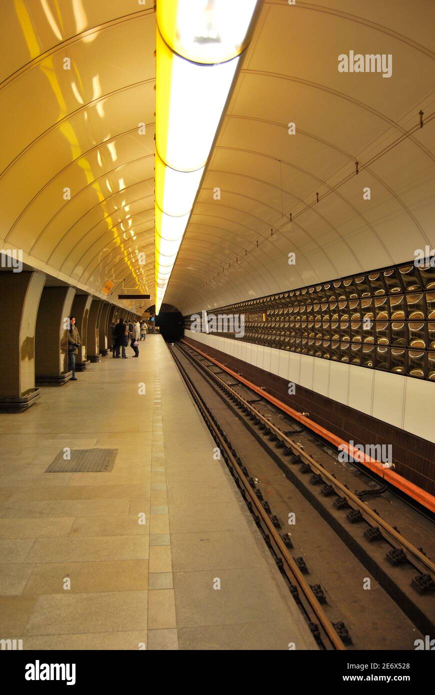 Prague metro system hi-res stock photography and images - Alamy