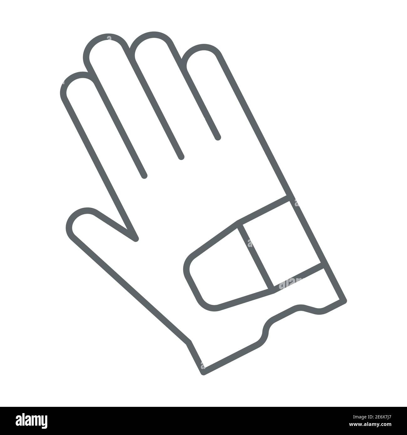 Glove thin line icon, golf concept, sport gloves sign on white ... Glove thin line icon, golf concept, sport gloves sign on white ...