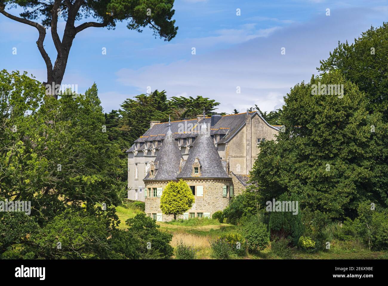 France, Finistere, Locquirec along the GR 34 hiking trail or customs ...