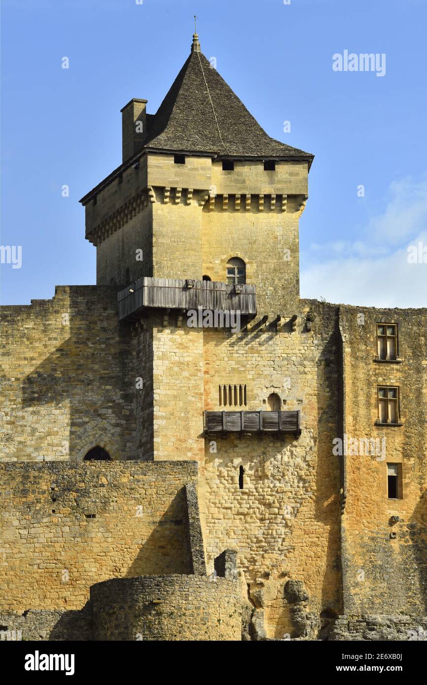 France, Perigord, Dordogne, Castelnaud castle Stock Photo - Alamy