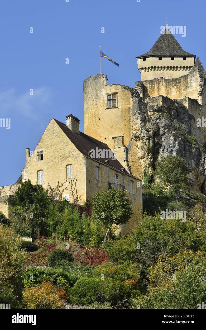 France, Perigord, Dordogne, Castelnaud castle Stock Photo - Alamy