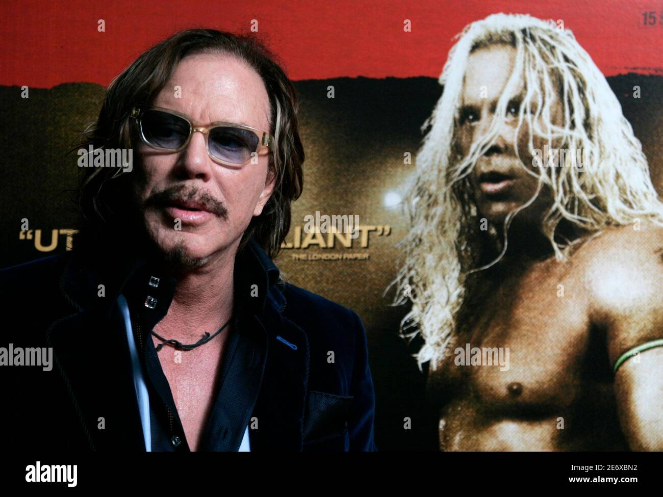 Mickey Rourke Premiere Film The Wrestler High Resolution Stock ...
