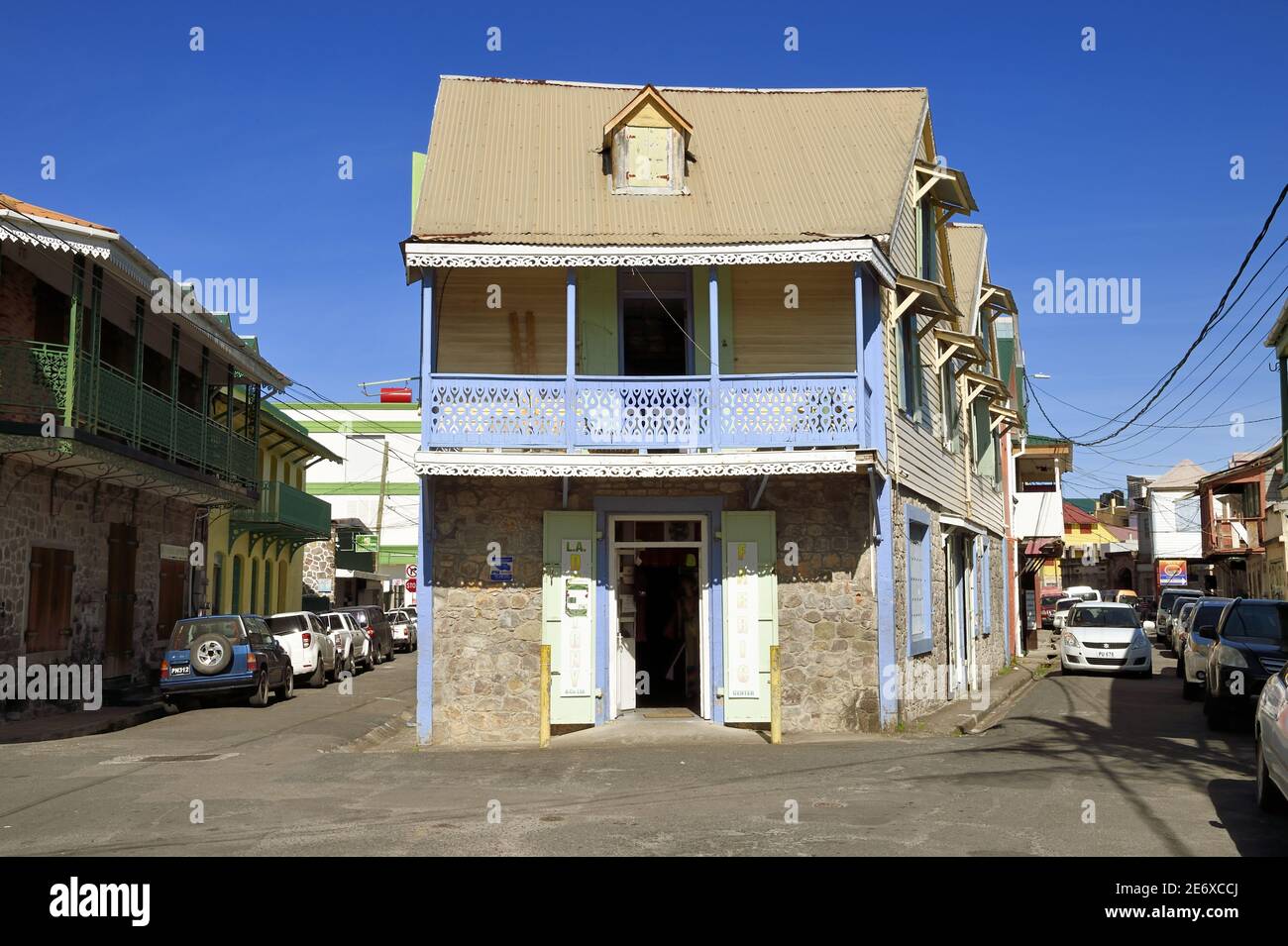 Dominica and roseau and french quarter hi-res stock photography and ...