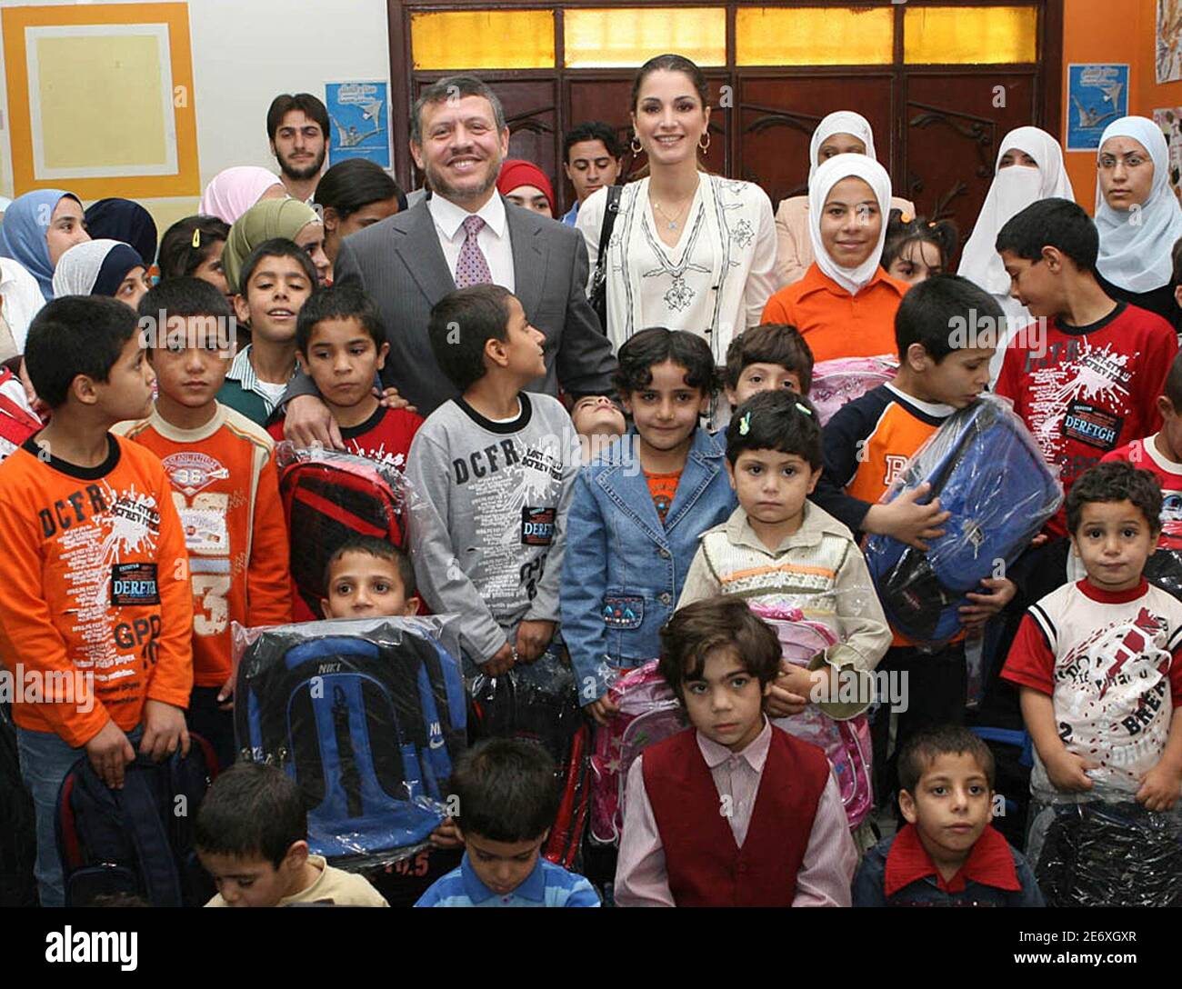 Queen rania abdullah wife king hi-res stock photography and images - Alamy