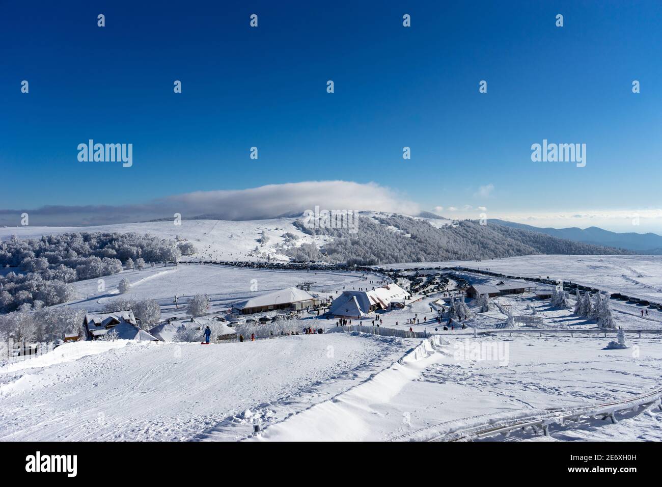 Markstein ski resort on a cold sunny day Stock Photo - Alamy