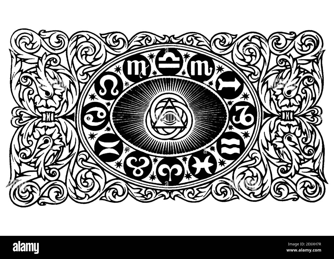 Old Orthodox Gospel Decorative Headers Stock Photo - Alamy