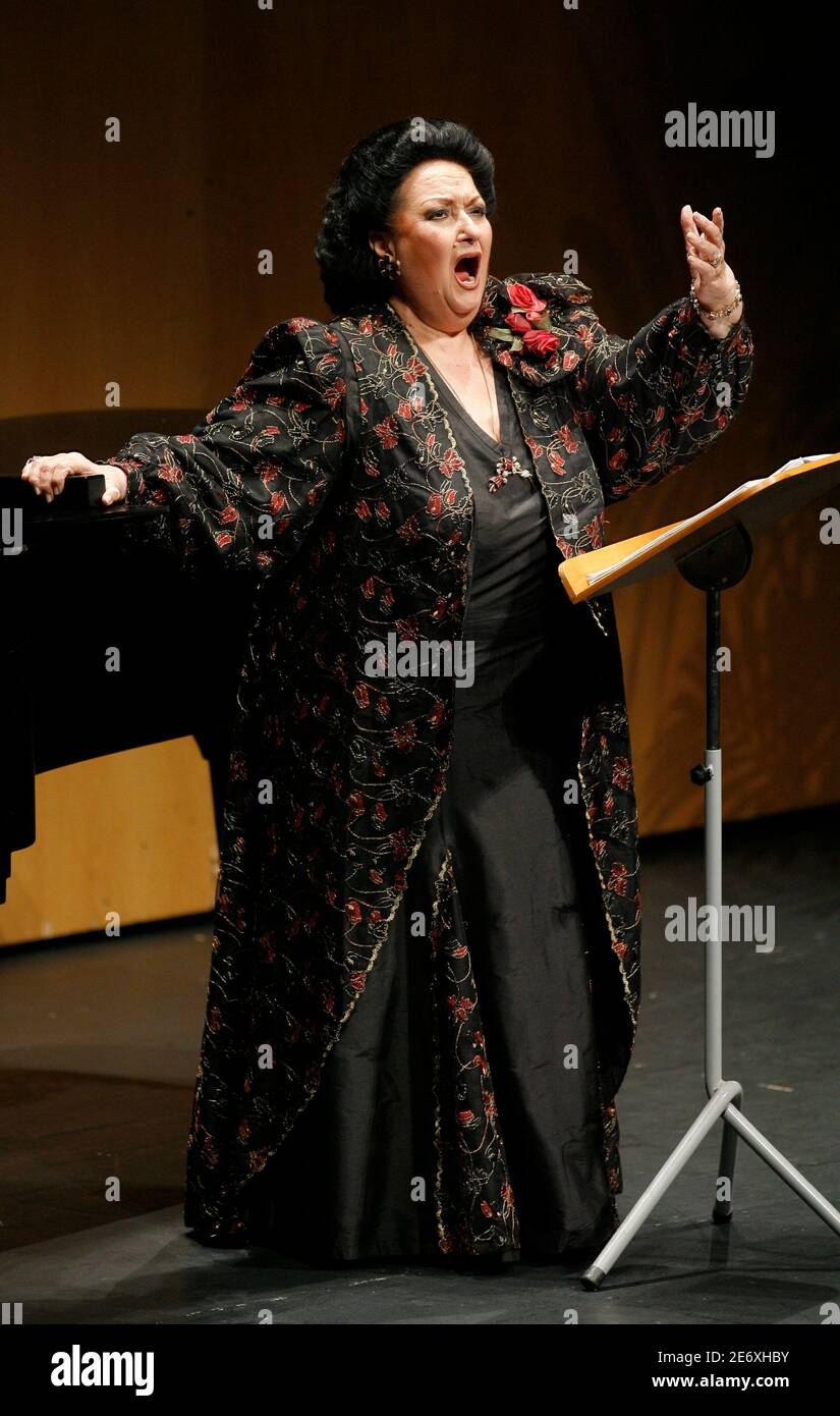 Soprano montserrat caballe hi-res stock photography and images - Alamy