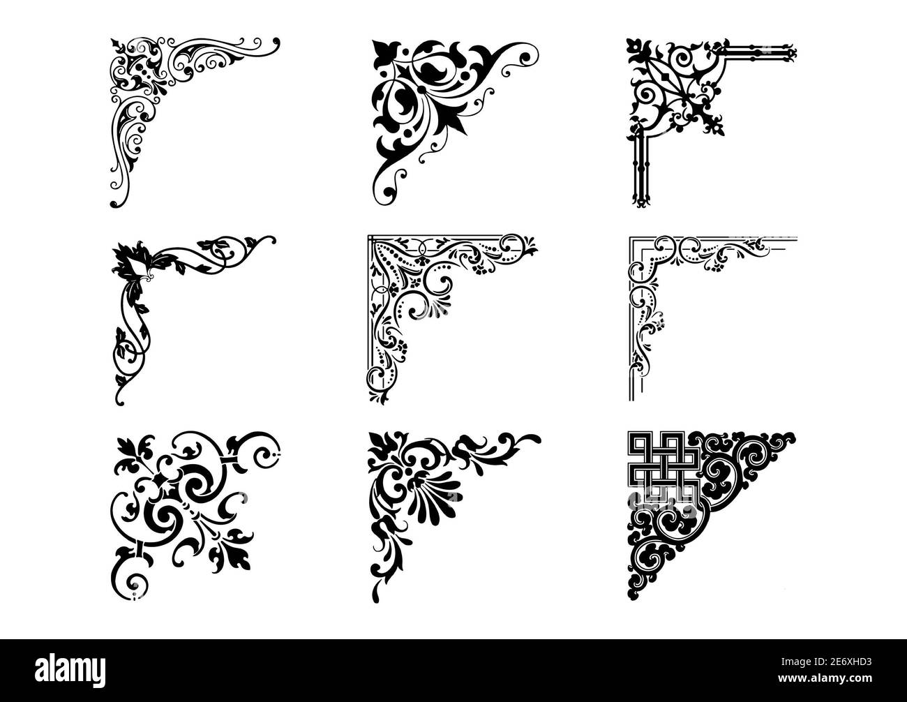 Decorative Corner Border Designs