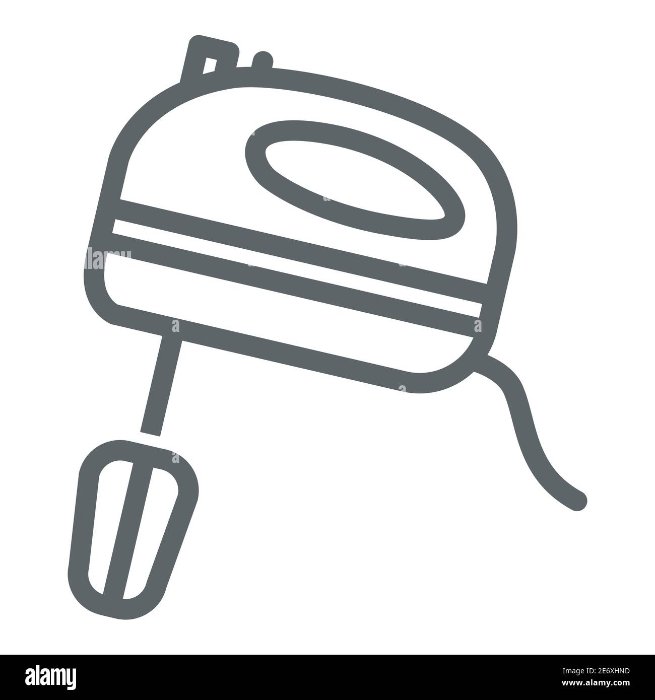 Mixer line icon, ccc concept, kitchen mixer sign on white background ...