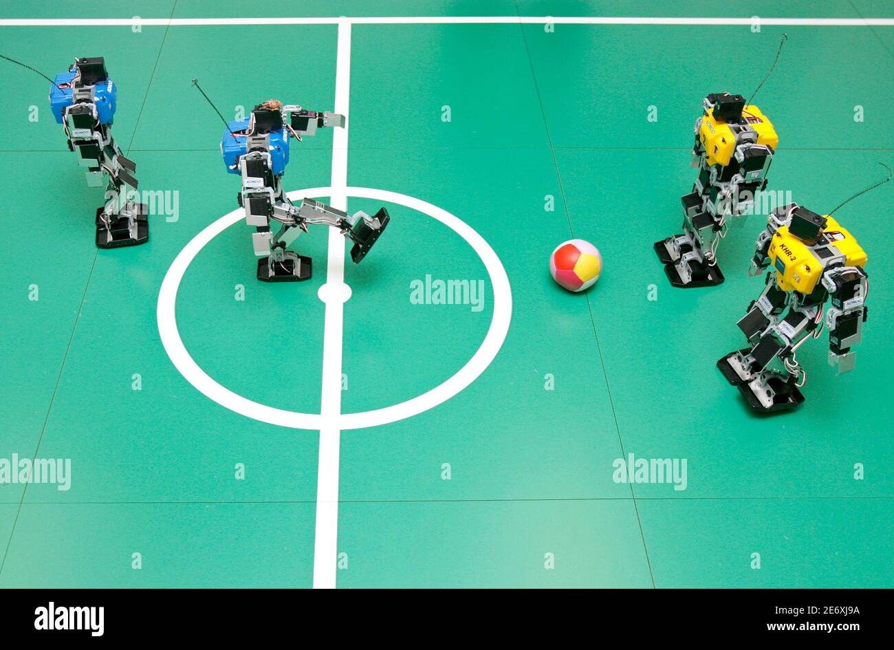 Football humanoid robot hi-res stock photography and images - Alamy