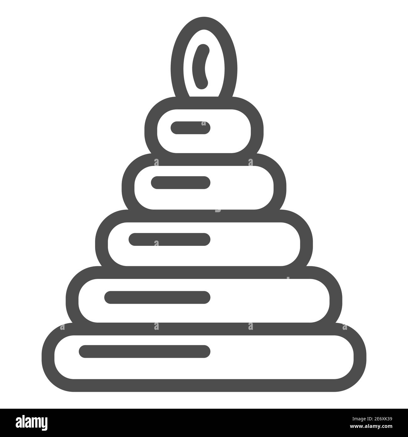 Stacking toy icon hi-res stock photography and images - Alamy