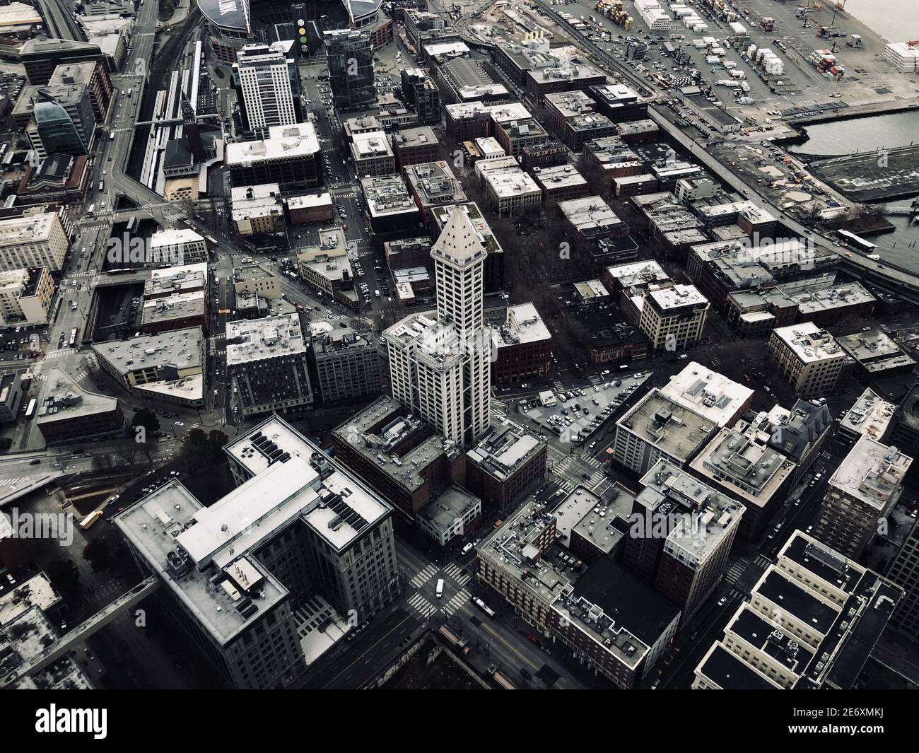 Aerial view of Harborview Medical Center, Seattle Stock Photo - Alamy