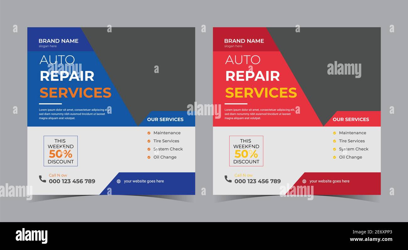 Sample Of Flyers Auto Repair Shops