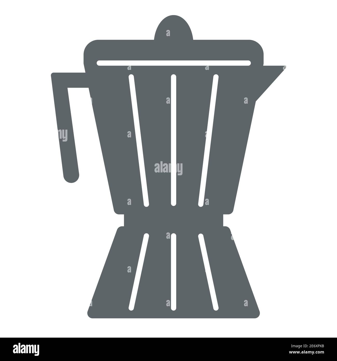 Coffee maker solid icon, Kitchen appliances concept, Coffee pot sign on ...