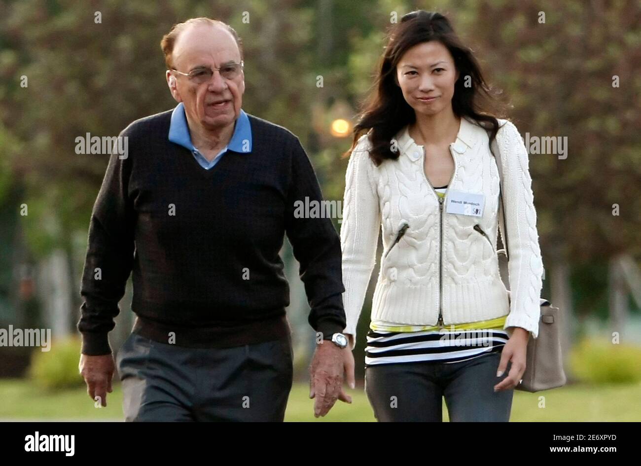 With his wife wendy hi-res stock photography and images - Alamy