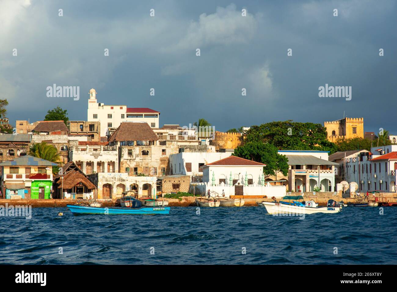 January 2020 - Old town or stone town Lamu waterfront, Kenya, Lamu ...
