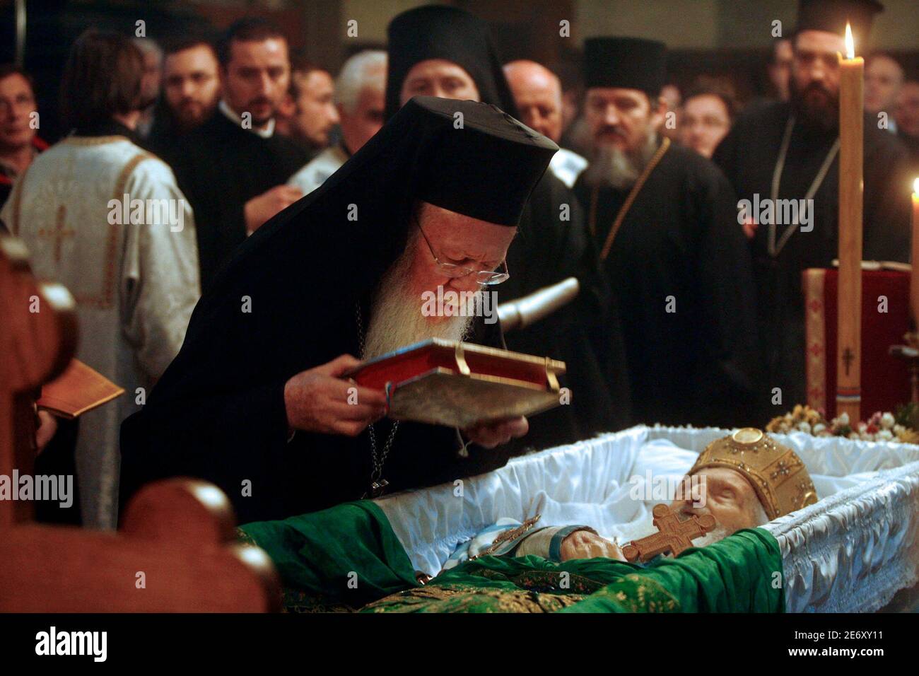 Serbian Orthodox Patriarch Pavle Serbian High Resolution Stock ...