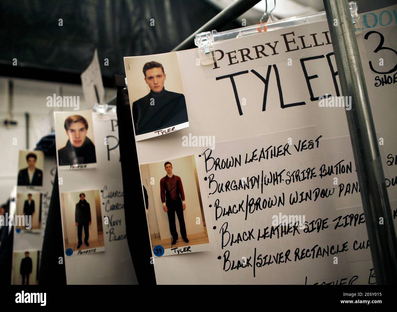 Male models backstage hi-res stock photography and images - Alamy