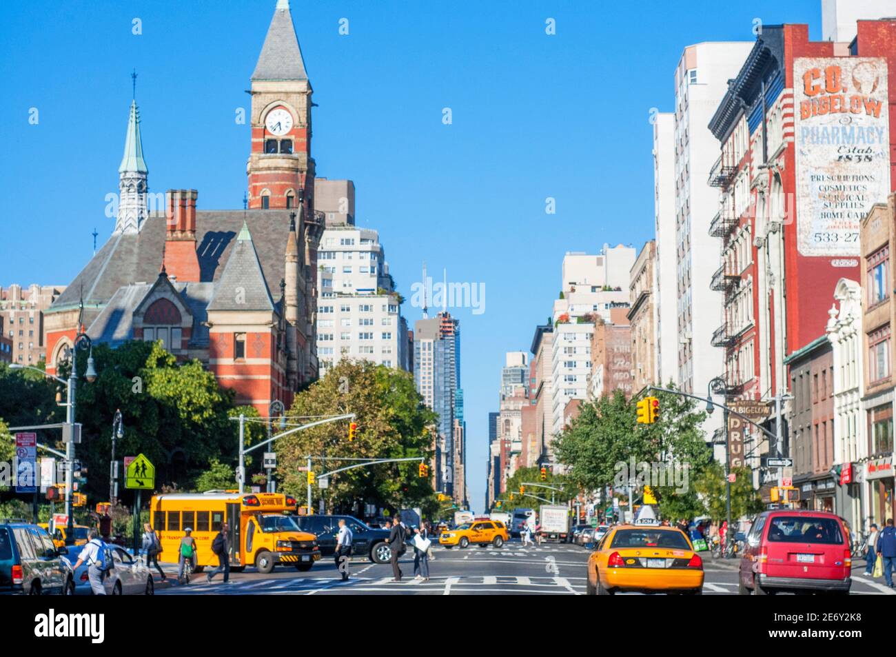 Avenue of the americas greenwich village hi-res stock photography and ...