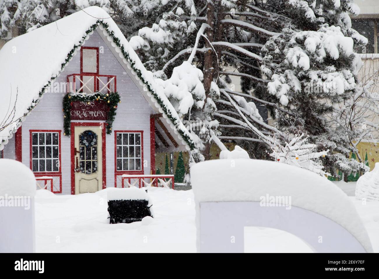 Home of Romanian Santa Claus at the City. Romanian Santa Claus called ...