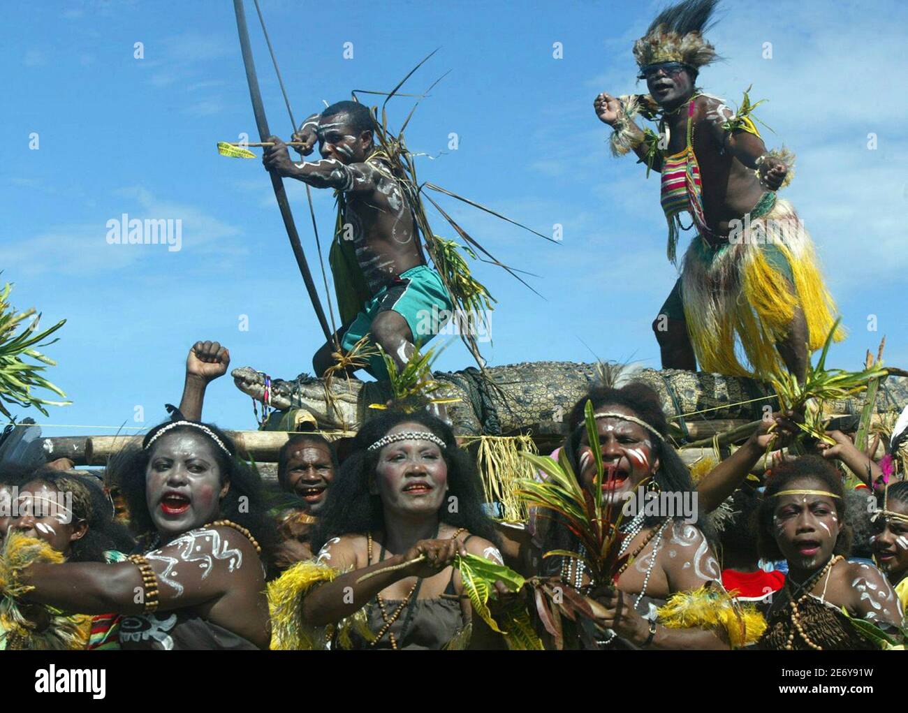 Indonesia sentani lake festival hi-res stock photography and images - Alamy